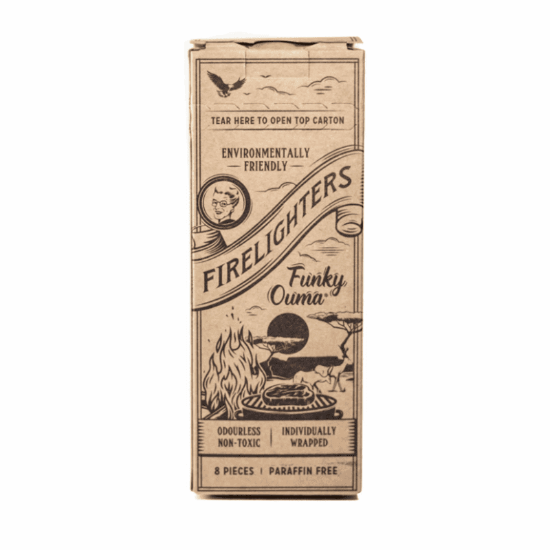 ENVIRONMENTALLY FRIENDLY FIRELIGHTERS - Funky Ouma